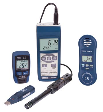 Thermo-Hygrometers and Psychrometers | REED Instruments