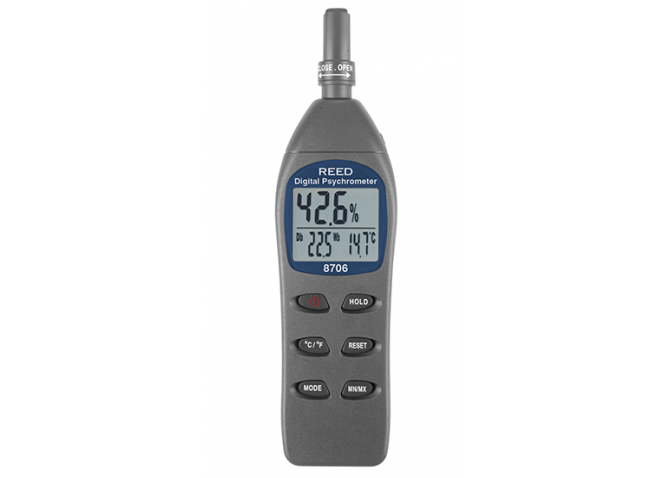 REED 8706 Psychrometer / Thermo-Hygrometer