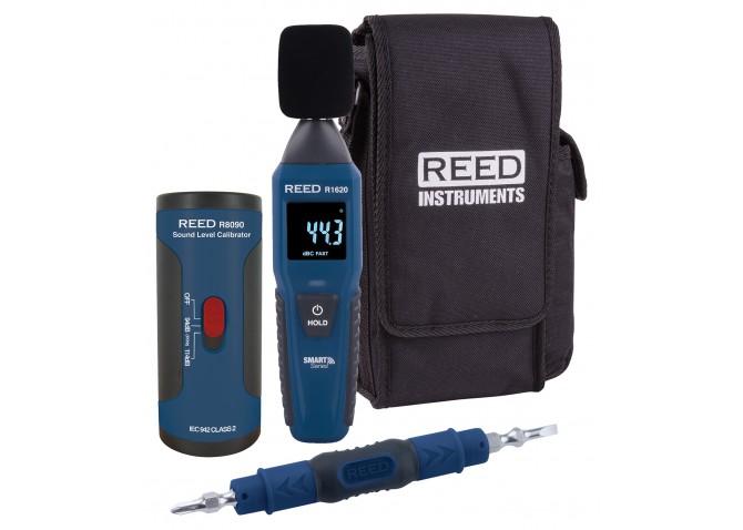 REED R1620-KIT Data Logging Smart Series Sound Level Meter with Sound ...