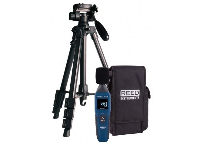 REED R1620-KIT2 Data Logging Smart Series Sound Level Meter with Tripod ...