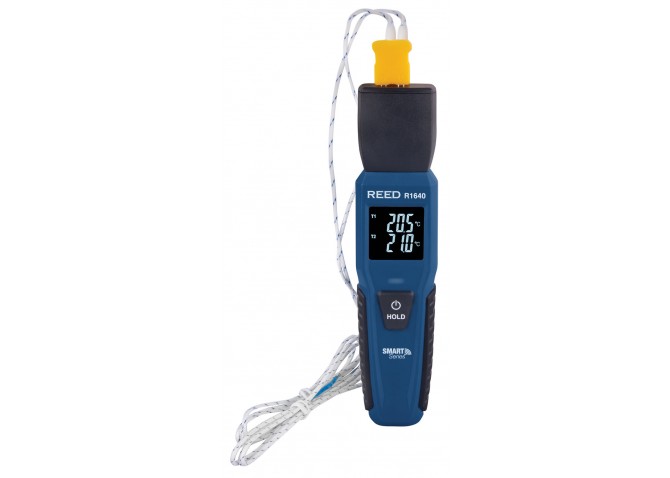 REED R1640 Thermocouple Thermometer, Bluetooth Smart Series