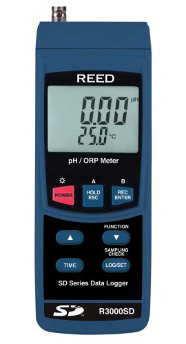 REED R3000SD Data Logging pH/ORP Meter