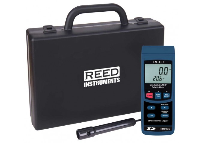 REED R3100SD Data Logging Conductivity/TDS/Salinity Meter