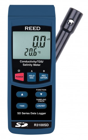 REED R3100SD Data Logging Conductivity/TDS/Salinity Meter