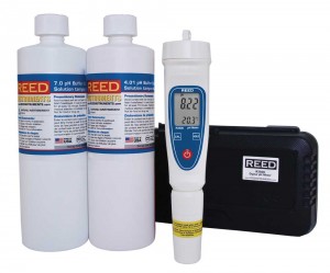 REED R3500-KIT pH Meter and 4pH/7pH Buffer Solution Kit