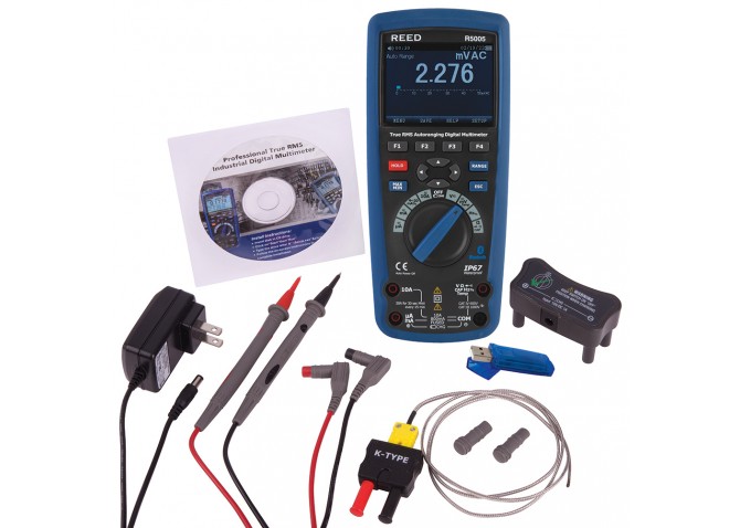 REED R5005 True RMS Industrial Multimeter with Bluetooth