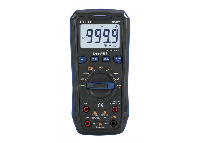 REED R5077 True RMS Digital Multimeter, AC/DC 1000V
