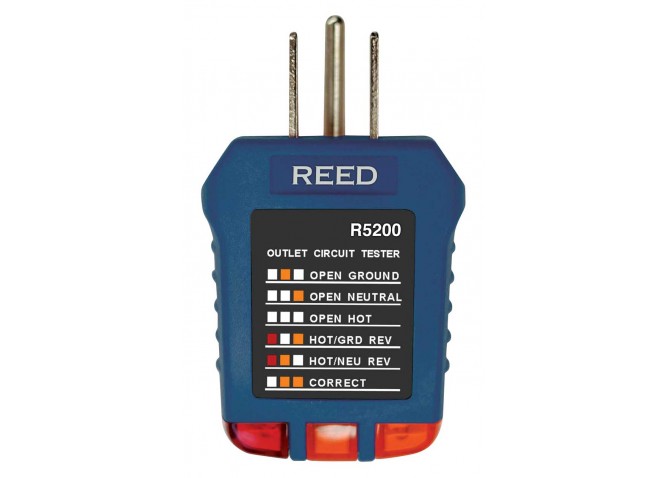 REED R5200 Receptacle Tester