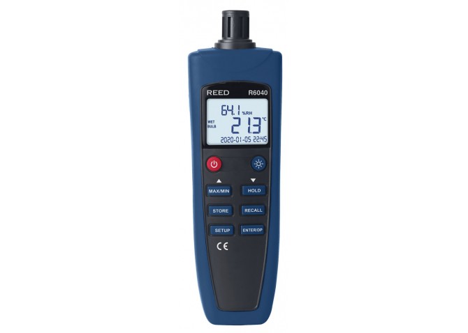 REED R6040 Psychrometer/Thermo-Hygrometer