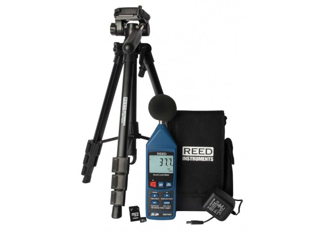 REED R8070SD-KIT2 Data Logging Sound Meter with Tripod, SD Card and ...