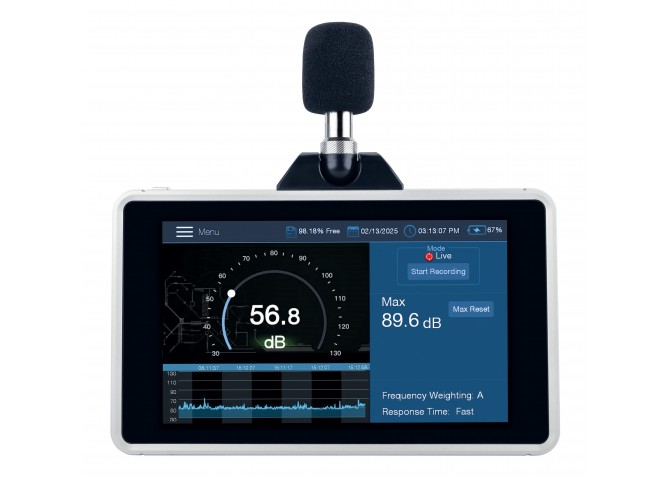 REED R8075 Sound Level Meter, Desktop/Wall Mount
