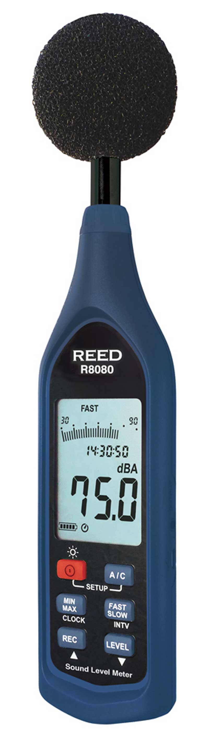 REED R8080 Data Logging Sound Level Meter with Bargraph