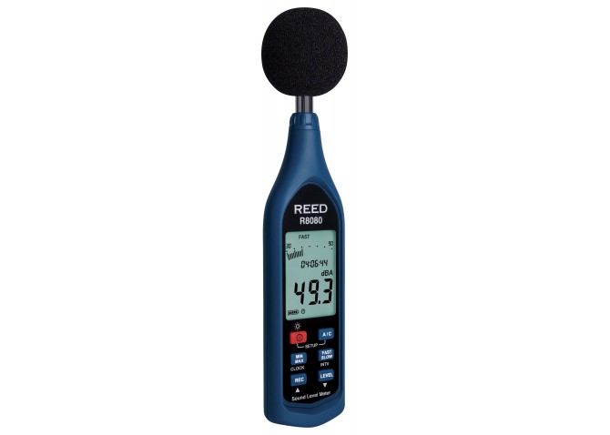 REED R8080 Data Logging Sound Level Meter with Bargraph