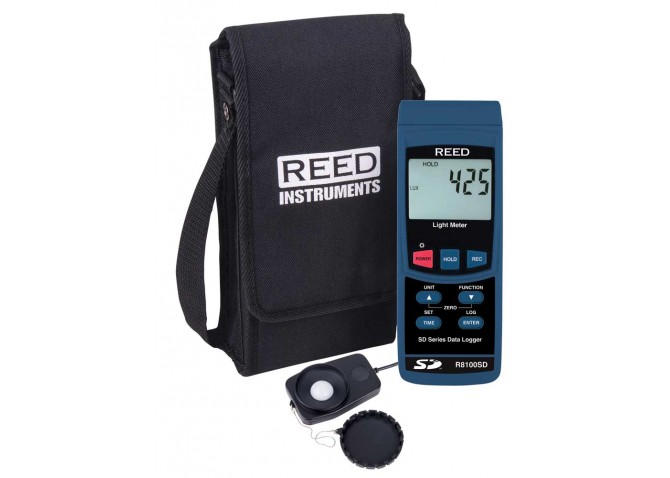 REED R8100SD Data Logging Light Meter