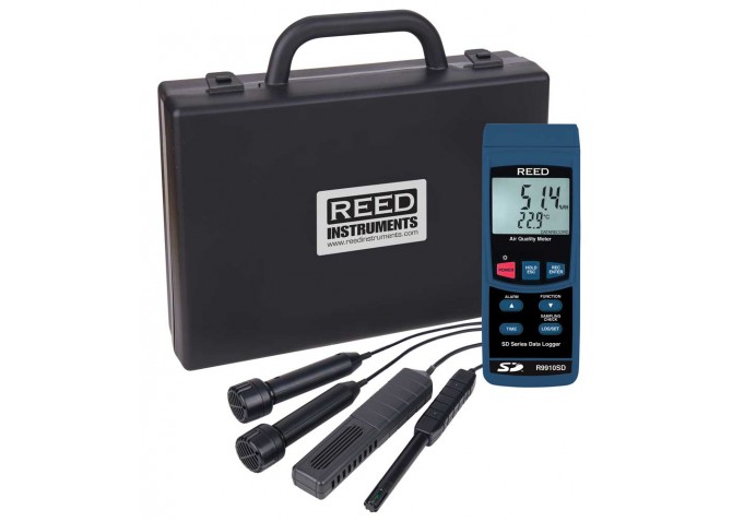 REED R9910SD Data Logging Air Quality Meter