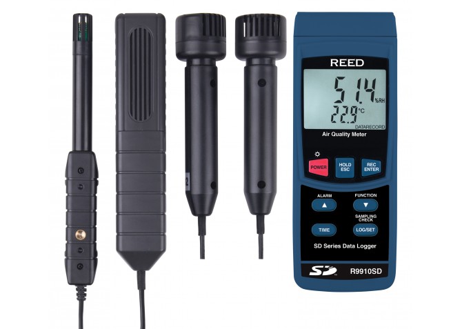 REED R9910SD Data Logging Air Quality Meter