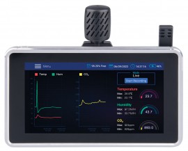 REED R9920 Indoor Air Quality Meter, Desktop/Wall Mount