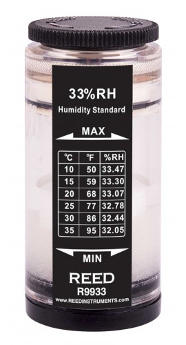 REED R6001-KIT Thermo-Hygrometer with Humidity Calibration Standards