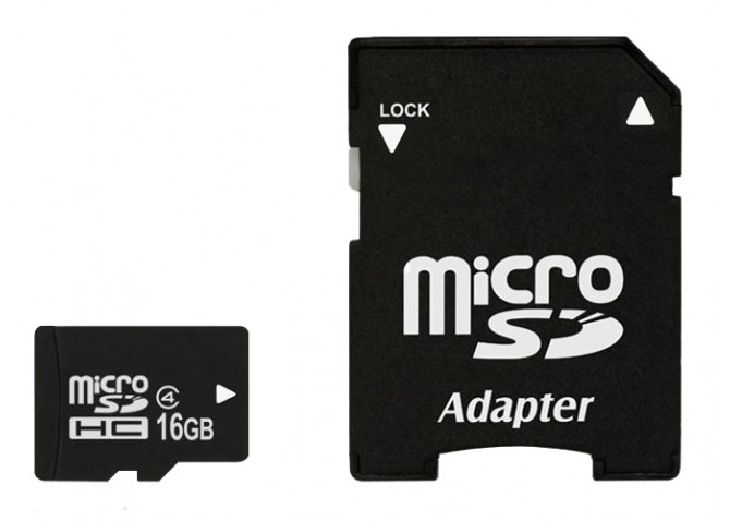 REED RSD-16GB Micro SD Memory Card w/Adapter, 16GB