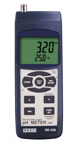 REED SD-230 Data Logging pH/ORP Meter