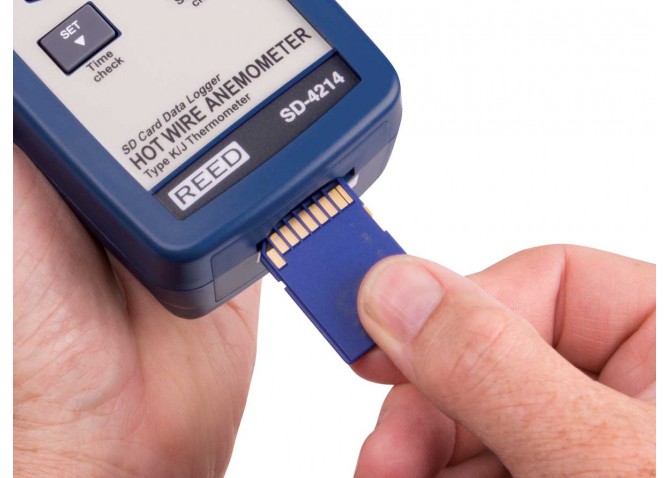 REED SD-4214 Data Logging Hot Wire Thermo-Anemometer