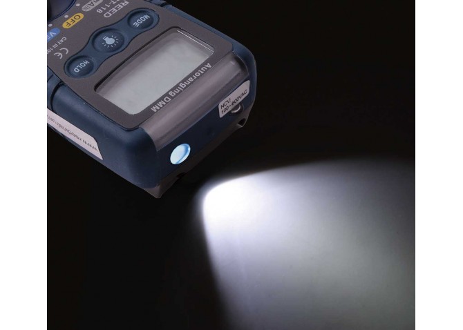 REED R5009 Compact Multimeter with NCV and Flashlight