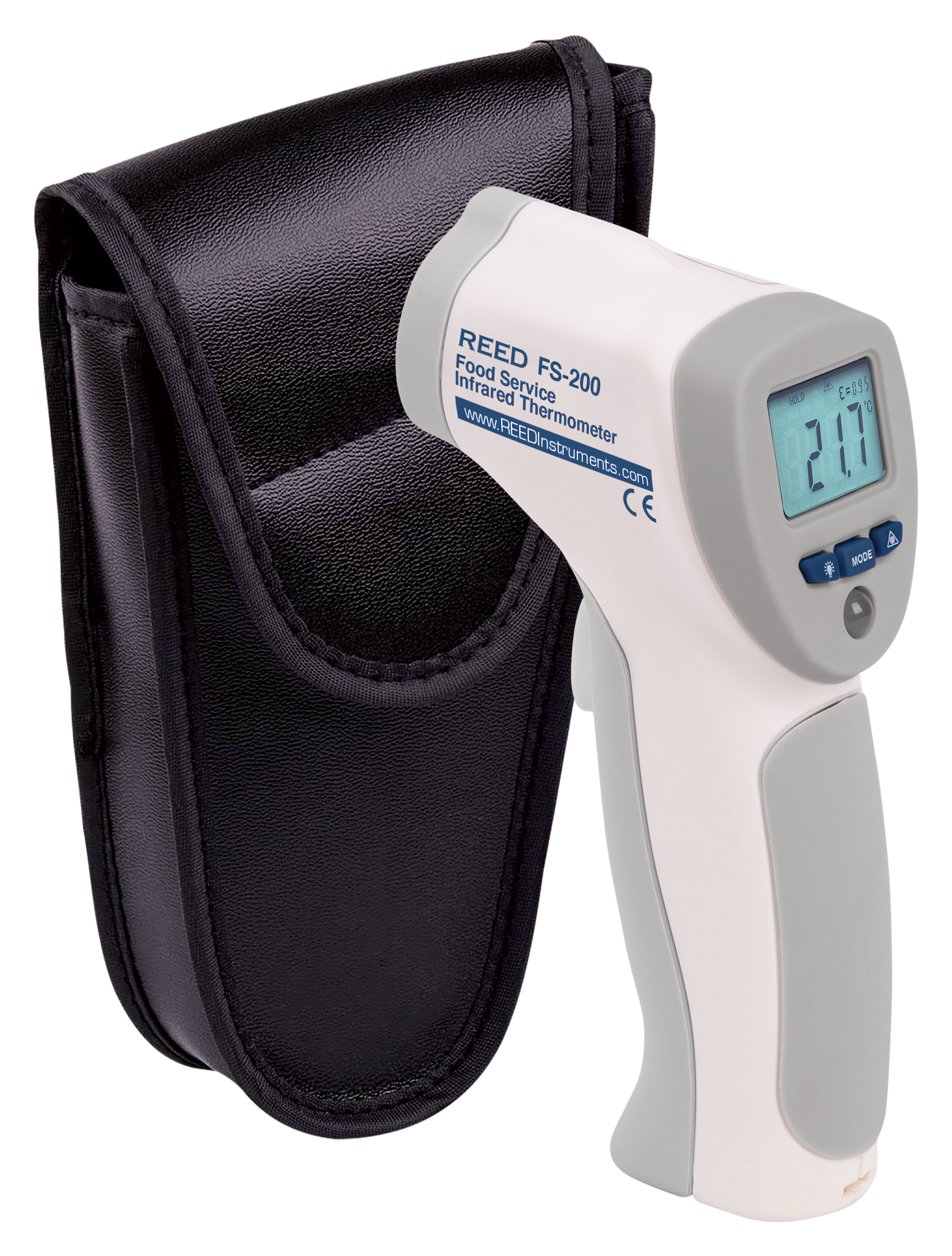 REED FS-200 Thermomètre infrarouge alimentaire, 8:1, 392°F (200°C)